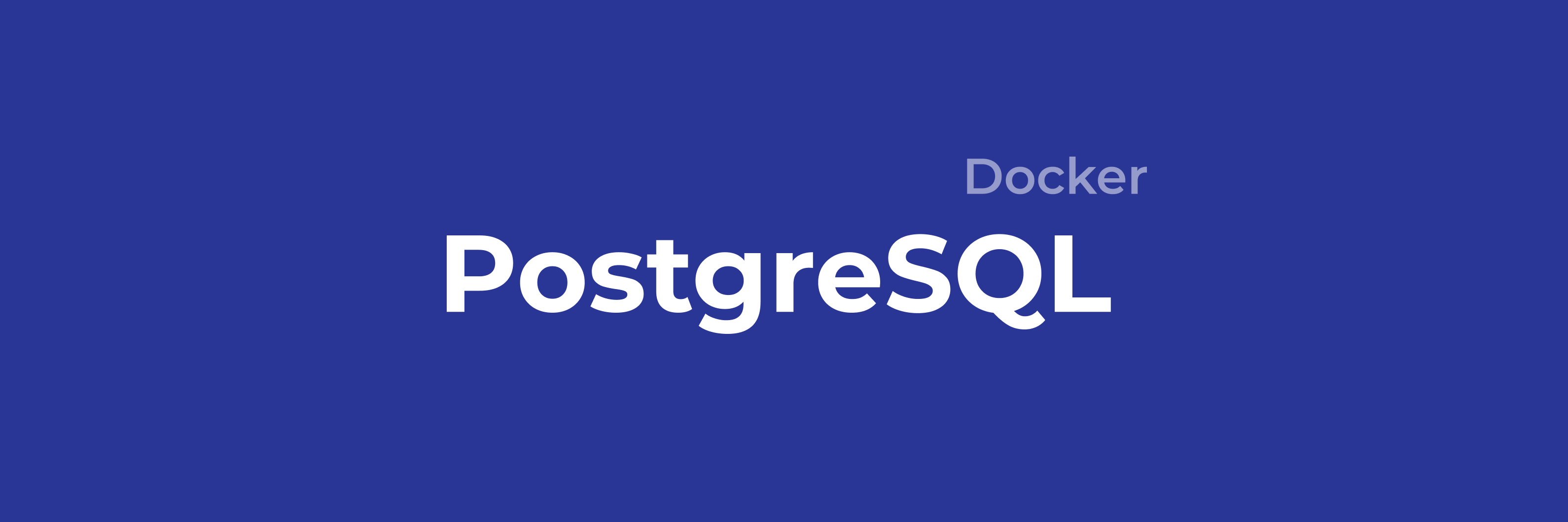 Установка и настройка Postgresql в Docker